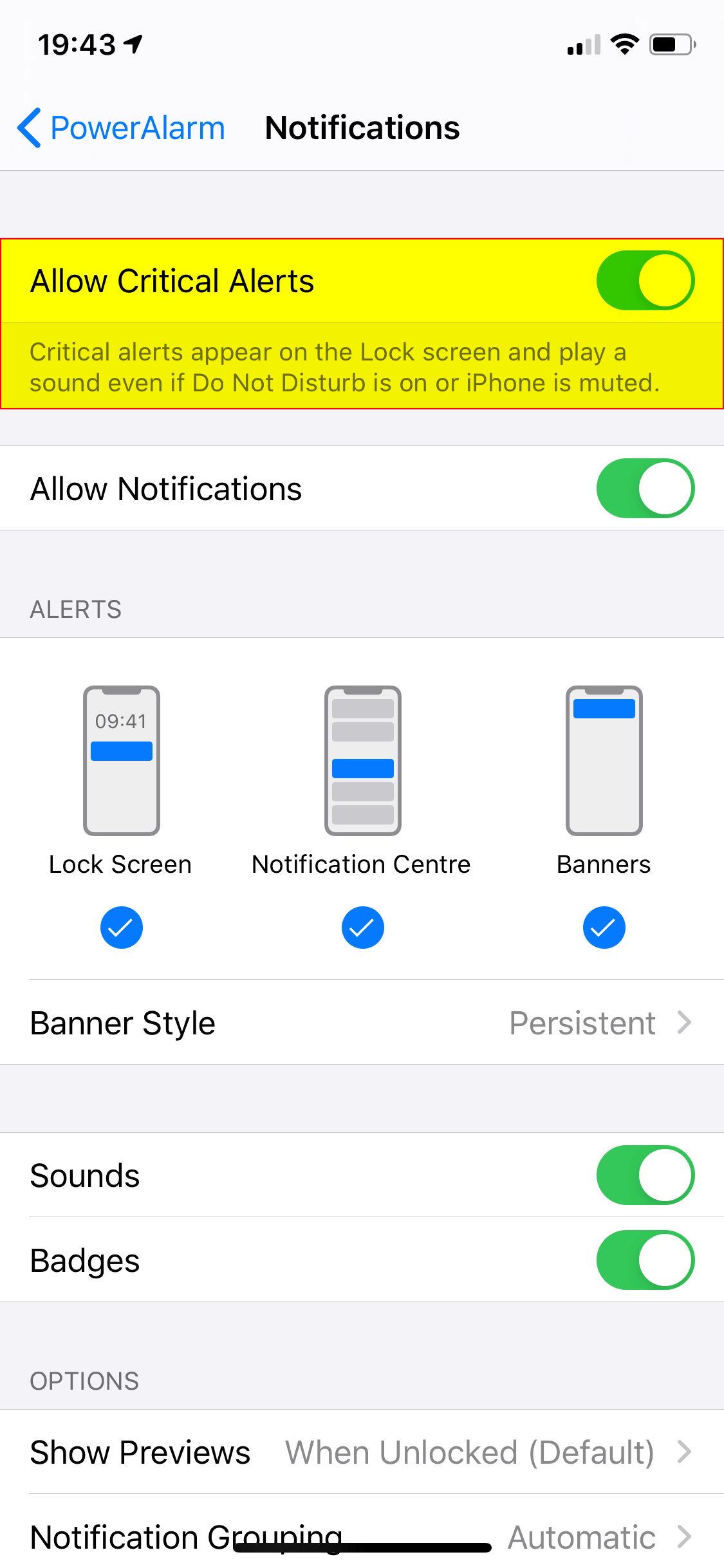 iOS: implement critical alerts for priority 'emergency' | Pushover Support